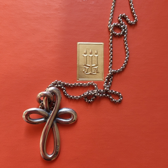 James Avery | Jewelry | James Avery Silver Infinity Cross Necklace 22 ...